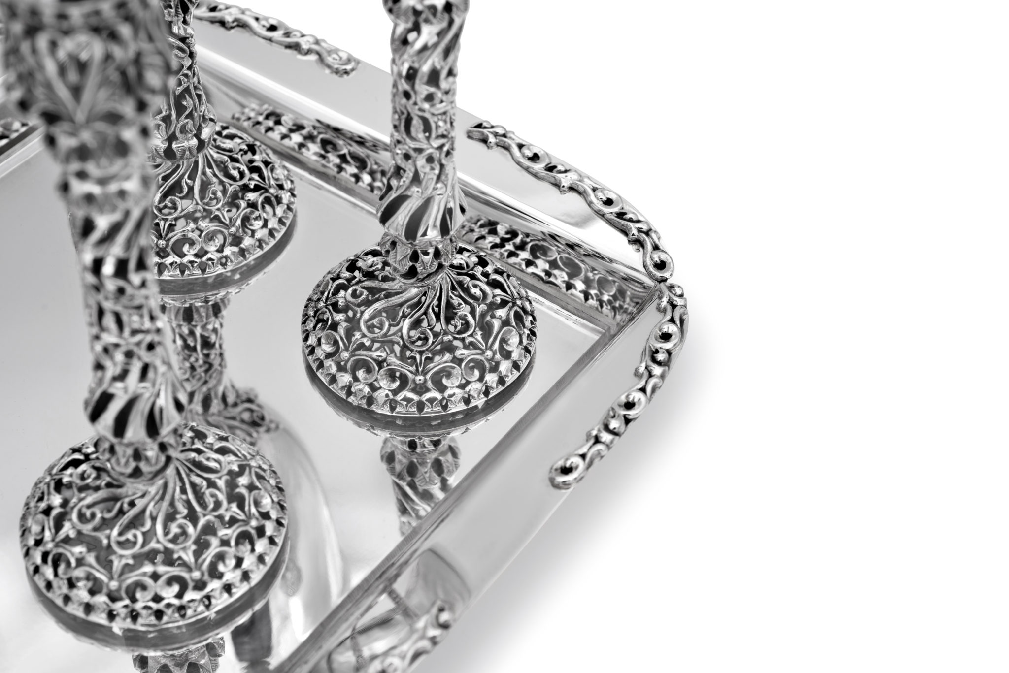 Exclusive Silver Traditional Havdalah Set - Nadav Art By Avi Nadav